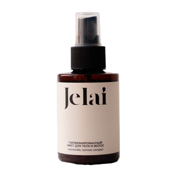 Jelai Saç və Bədən Üçün Mist Ehtiras Meyvəsi, Şaftalı, Səndəl Ağacı 100 ml