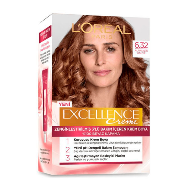 L'Oreal Excellence Краска для Волос 6.32